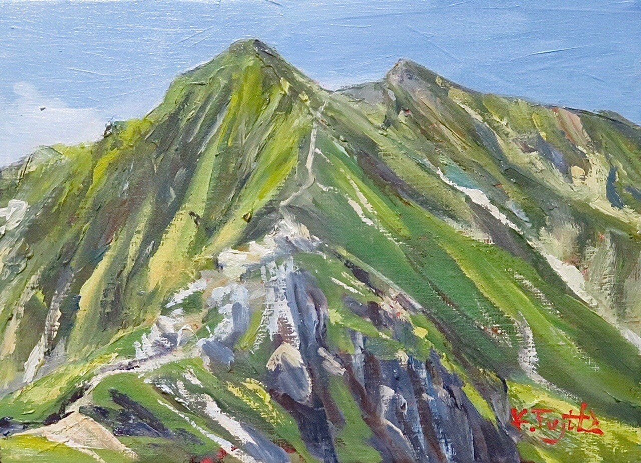 「鹿島槍ヶ岳」F4 完成 鮮やかなグリー... / ぴすたさんのモーメント | YAMAP / ヤマップ