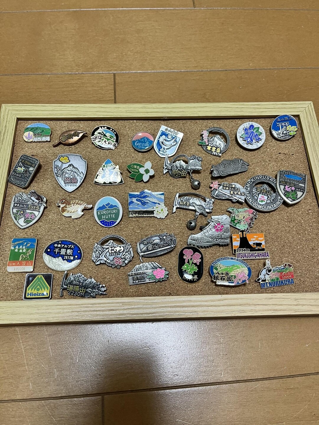 山ピンバッジがいっぱいになったので布を買... / エリンギさんのモーメント | YAMAP / ヤマップ