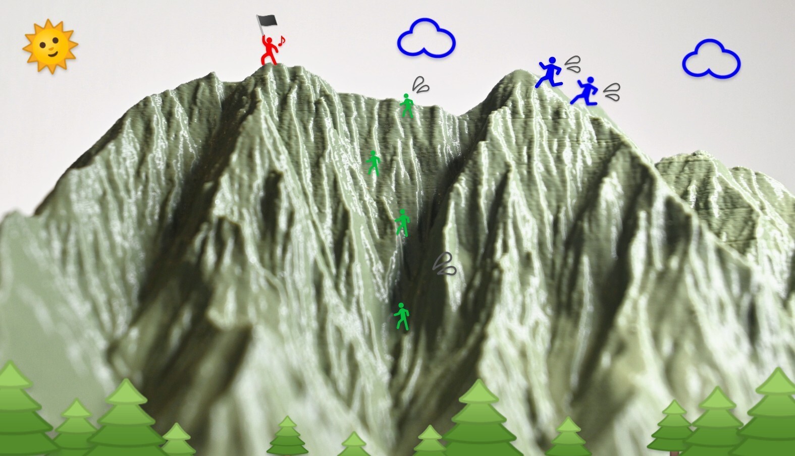 3Dプリンターを駆使し、山フィギュアとし... / しろ┃SimplyWonderfulさんのモーメント | YAMAP / ヤマップ