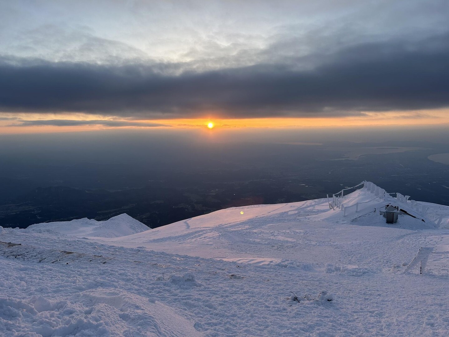 サンセット🌇大山（弥山） 2024.3.10 / yumi🫠さんの大山・甲ヶ山・野田ヶ山の活動データ | YAMAP / ヤマップ