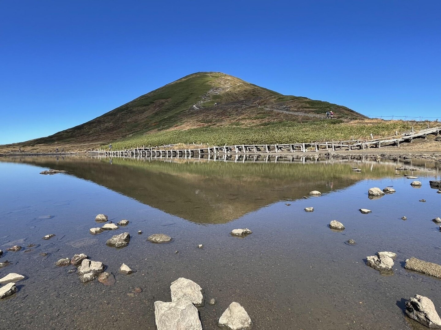 東北遠征 紅葉🍁めぐり山歩 Part3 男岳・横岳・焼森 / yu3さんの秋田駒ヶ岳・男女岳・貝吹岳の活動データ | YAMAP / ヤマップ