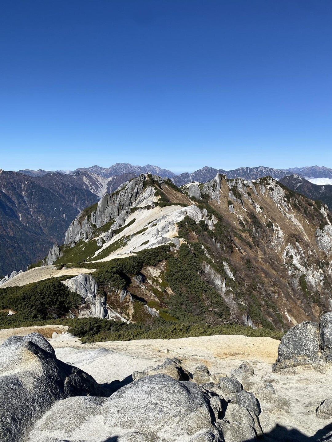 晩秋の青空 燕岳・北燕岳 / Erikoさんの燕岳・餓鬼岳・唐沢岳の活動データ | YAMAP / ヤマップ