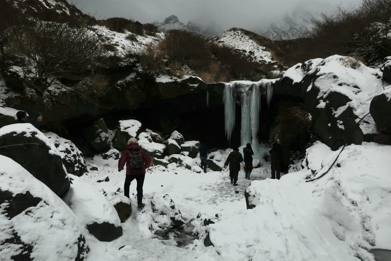 仙酔峡ルートは まっしろ💦 / iwa-yasさんの阿蘇山・高岳・根子岳の活動日記 | YAMAP / ヤマップ