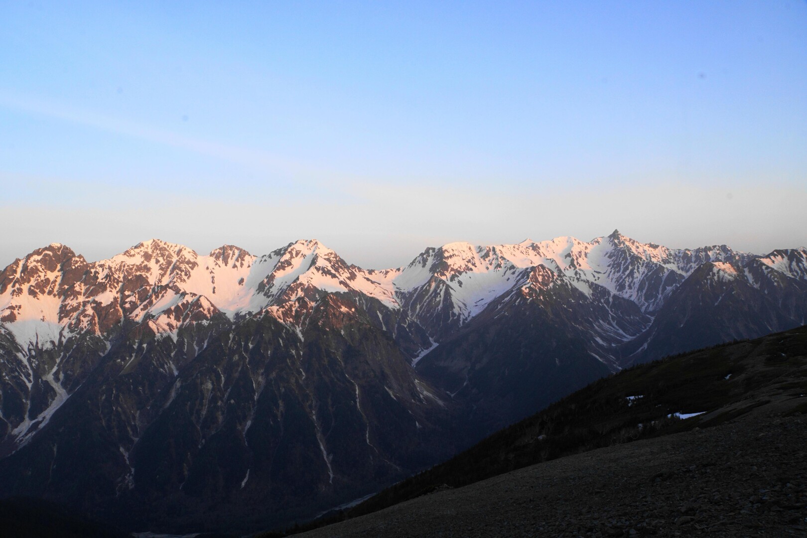 長塀山・蝶ヶ岳・蝶槍_新緑の上高地からヒュッテ泊_絶景の槍、穂高連峰 / shunさんの常念岳・大天井岳・燕岳の活動データ | YAMAP / ヤマップ
