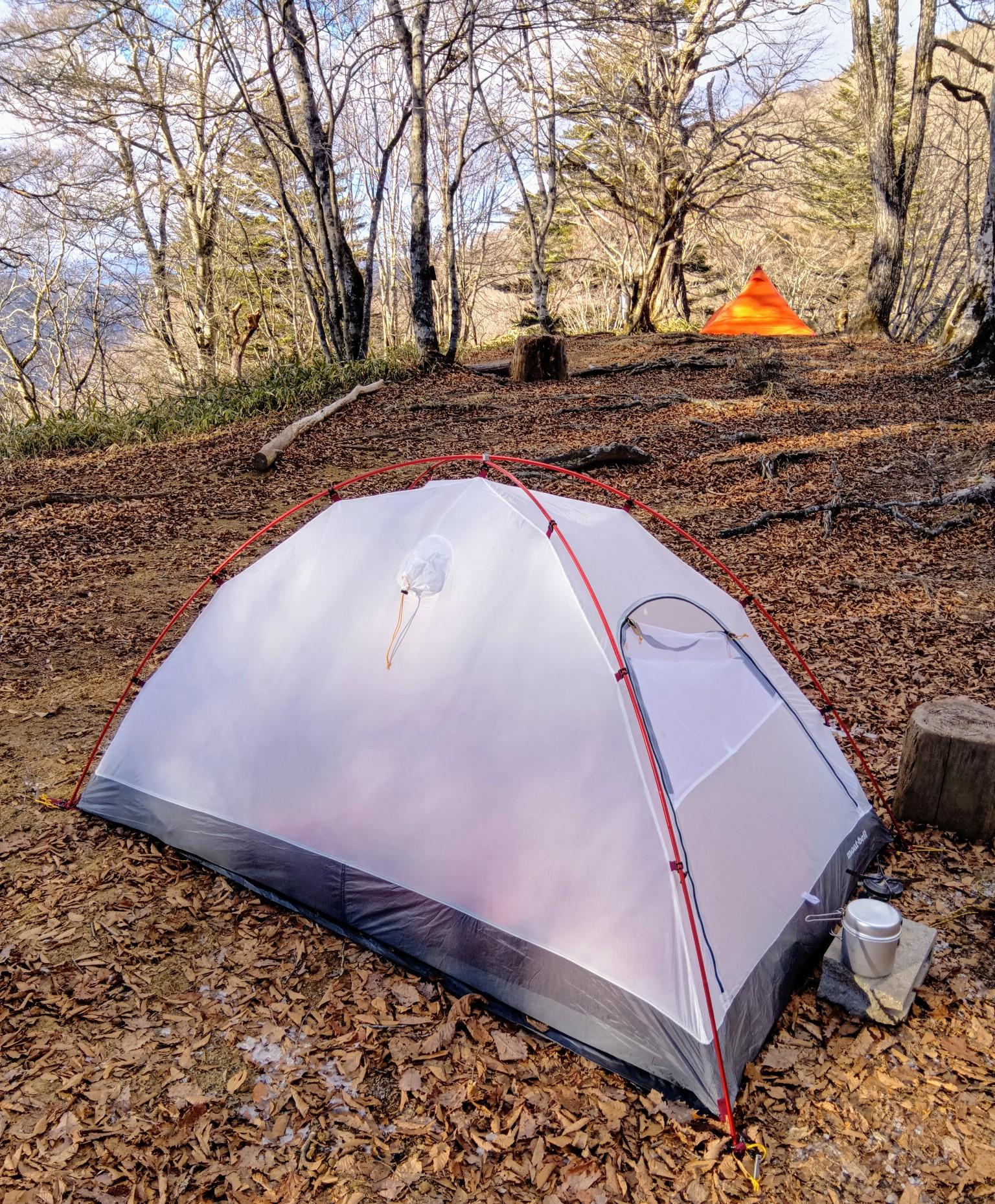 DAY1 裸ん坊のテントで極寒の大菩薩泊 / tabiさんの大菩薩嶺・鶏冠山・大マテイ山の活動データ | YAMAP / ヤマップ