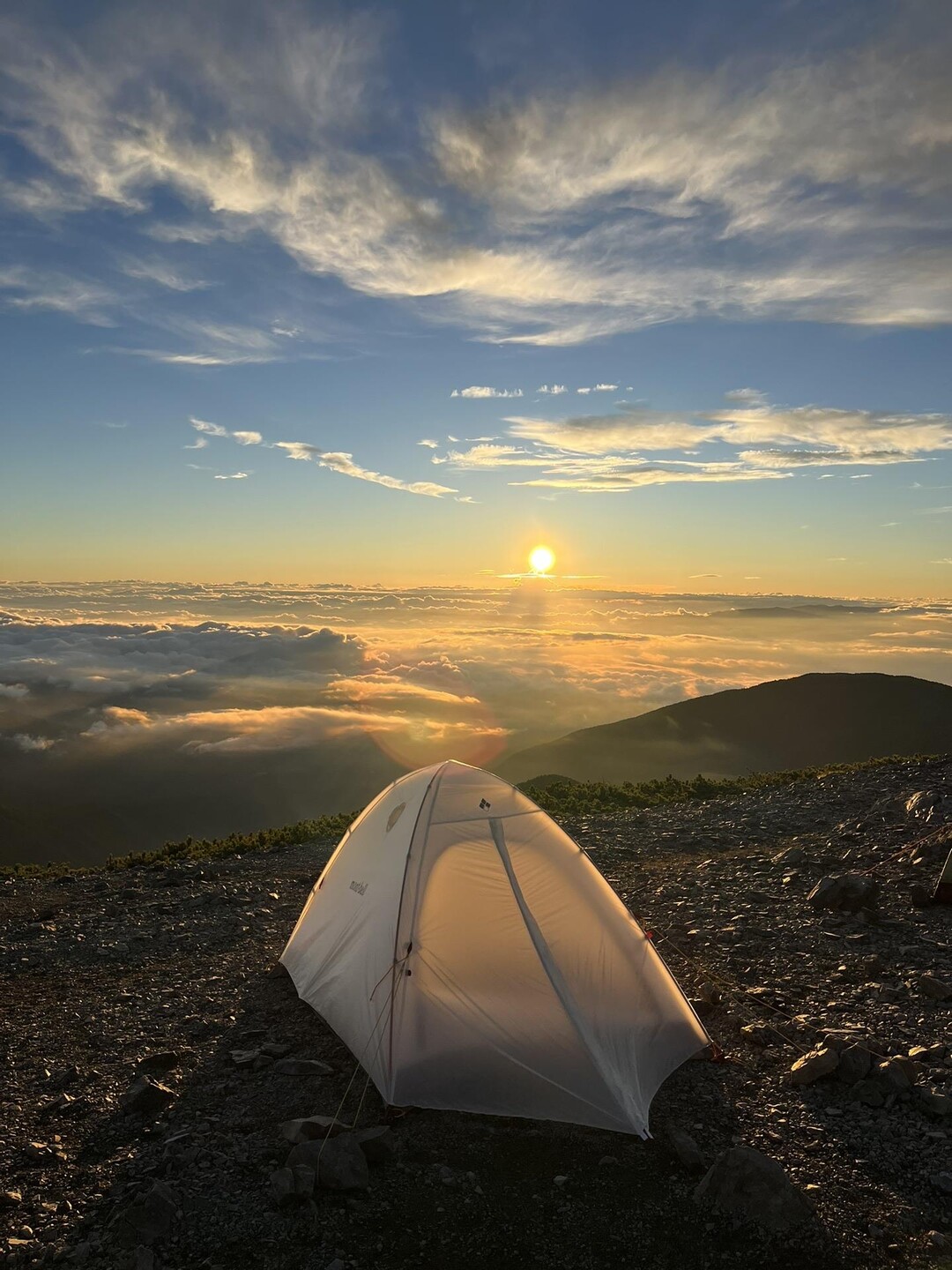 蝶ヶ岳⛰️テン泊⛺️1番遠く感じた7km🥵でも1番素敵でした ️ / スノーマンタさんの常念岳・大天井岳・燕岳の活動日記 | YAMAP / ヤマップ