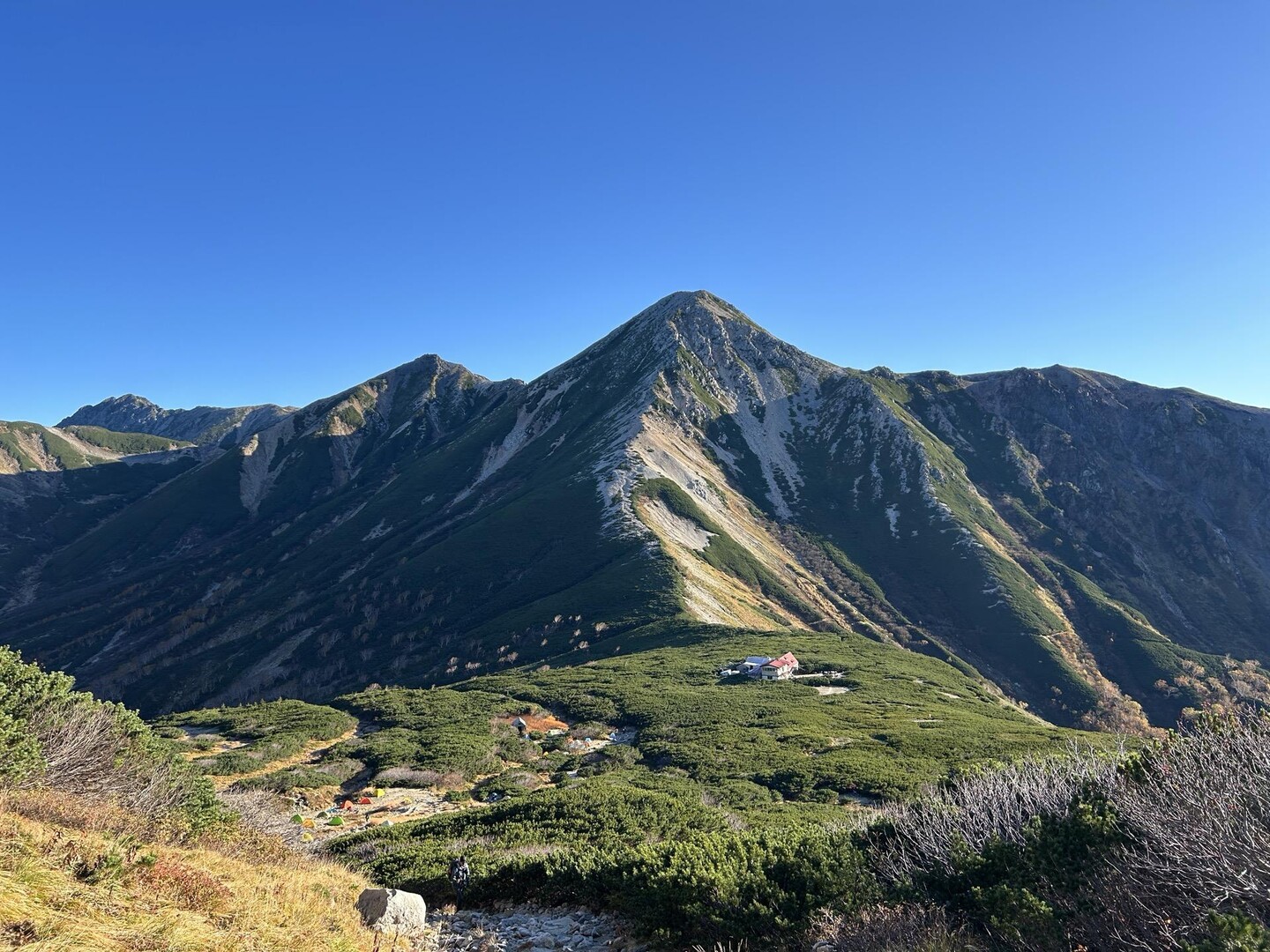 晩秋の鷲羽・水晶 / MS-Rさんの槍ヶ岳・穂高岳・上高地の活動データ | YAMAP / ヤマップ