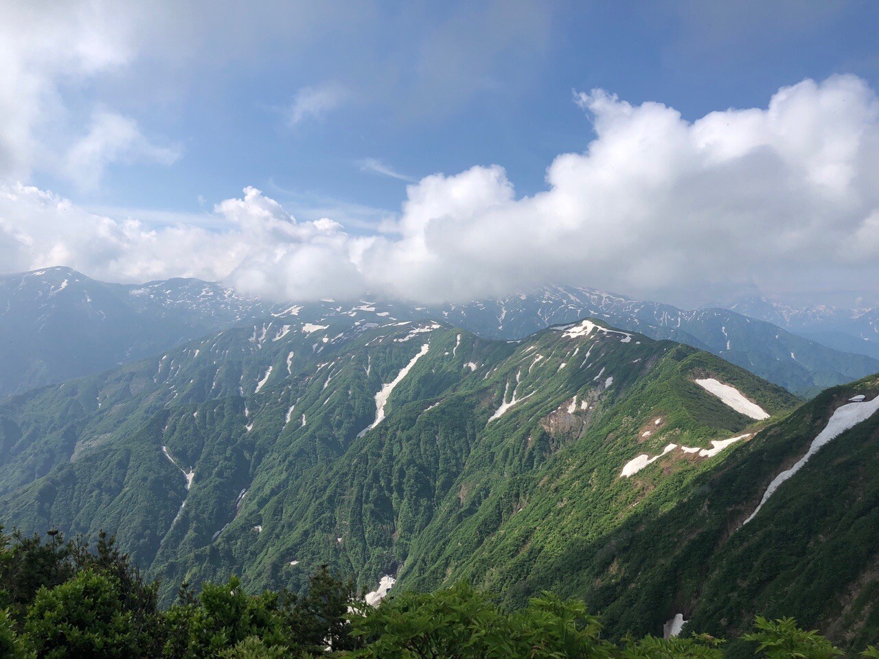 栂海新道2尻高山からサワガニ山まで よっしぃさんの白鳥山・下駒ヶ岳・犬ヶ岳の活動データ Yamap ヤマップ