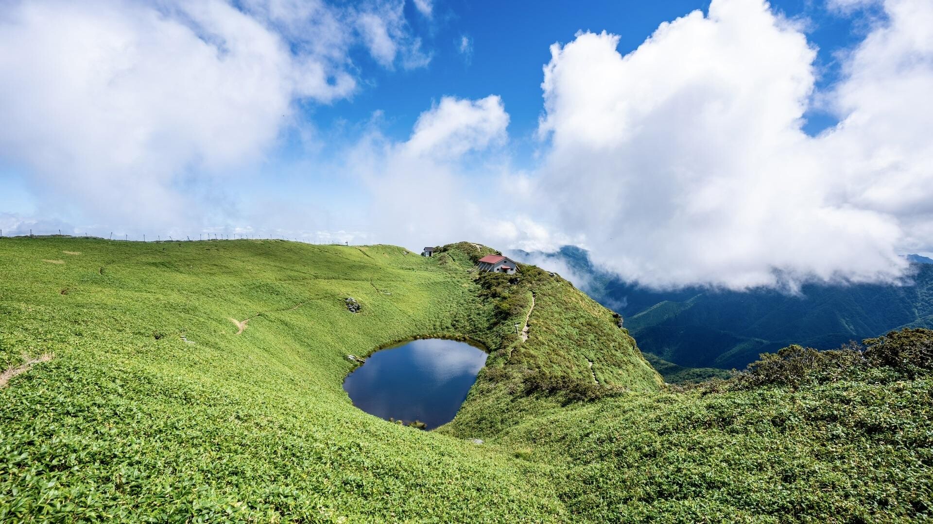 雲海に浮かぶタローとジロー⛰️を三嶺から見た / 51-GOGOさんの三嶺・天狗塚・石立山の活動データ | YAMAP / ヤマップ