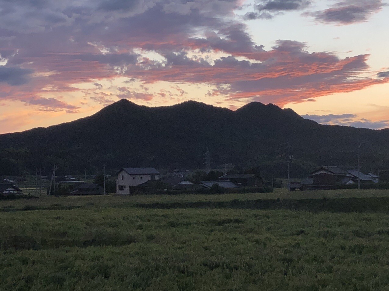 今日の夕焼けきれい💕 おやまからの帰り... / 0309さんのモーメント | YAMAP / ヤマップ