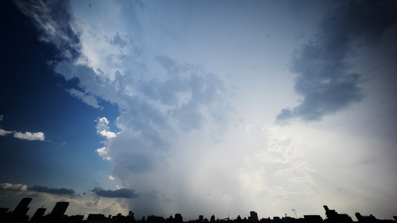 一昨日の雷雨直前の雲の様子。 これだけ暑... / Go Andoさんのモーメント | YAMAP / ヤマップ
