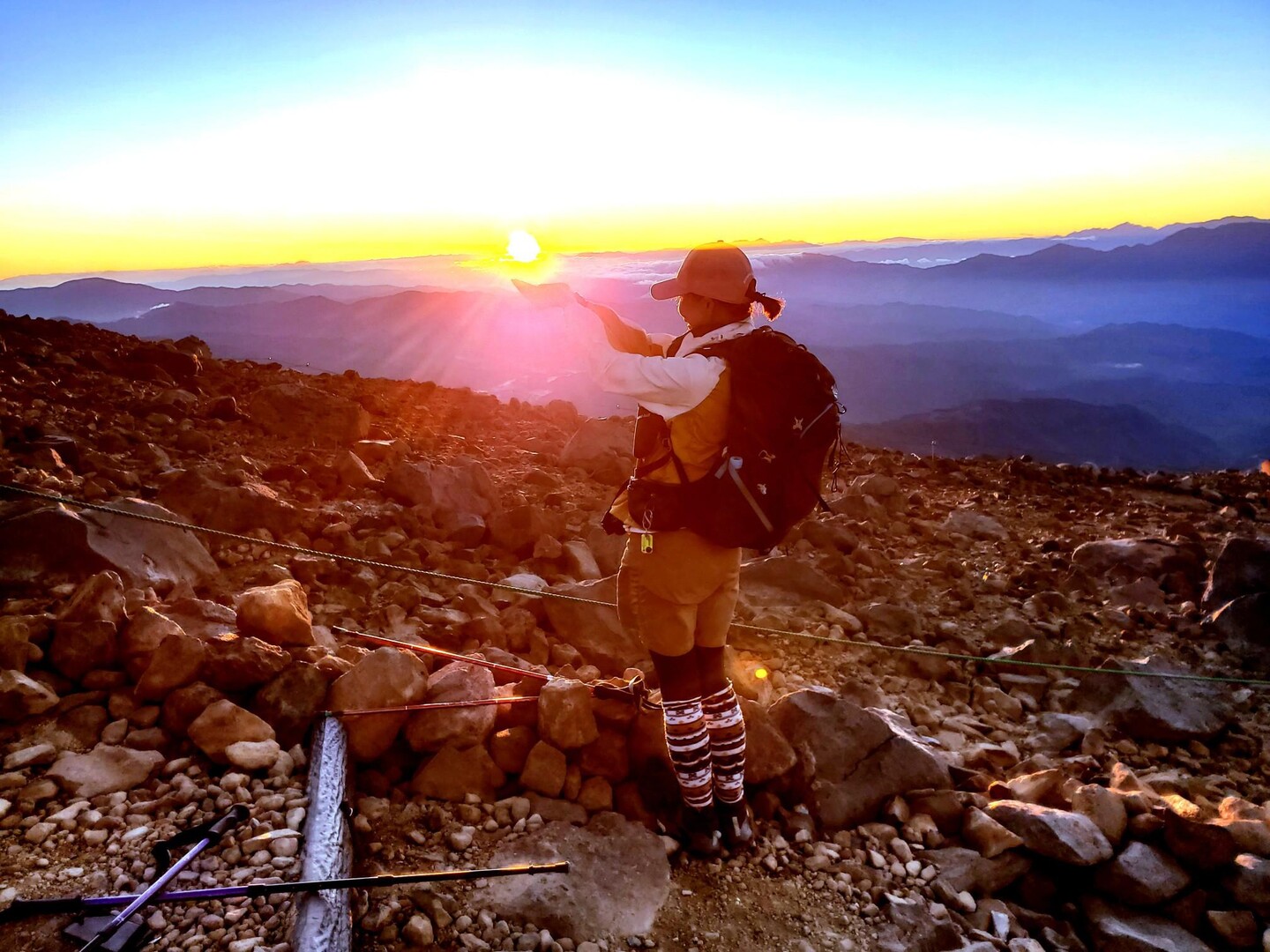 御嶽山(御来光🌄) / 🍒sa-ki🍒さんの御嶽山・継子岳・摩利支天山の活動データ | YAMAP / ヤマップ