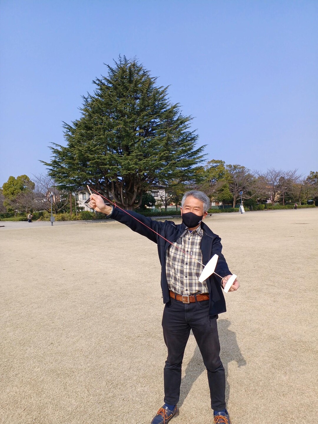紙飛行機 ️飛ばしました‼️滞空時間3分... / hanabuさんのモーメント | YAMAP / ヤマップ