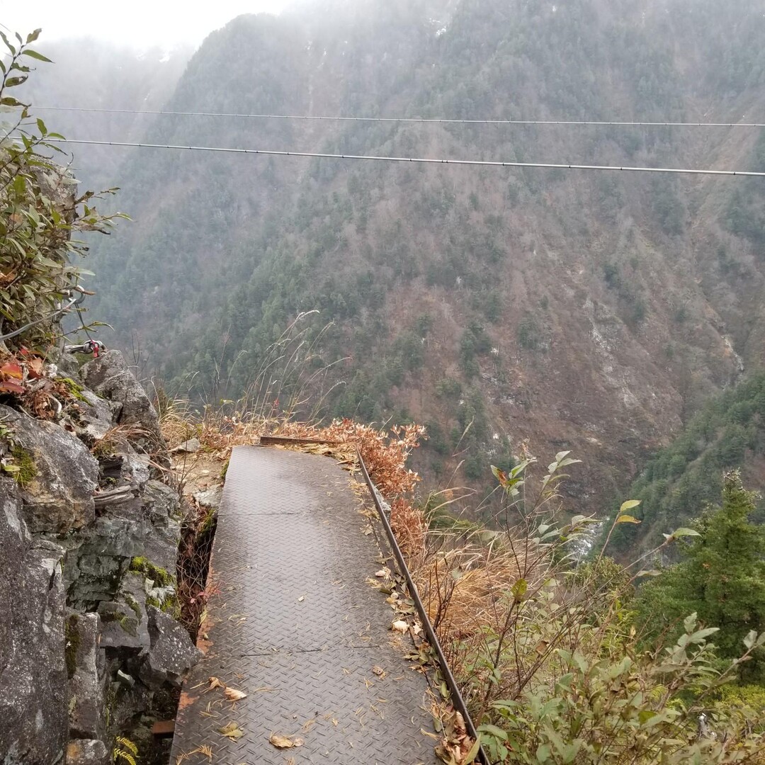 水平歩道 欅平から蜆谷 往復 2022-11-16 / cosunucoさんの剱岳の活動データ | YAMAP / ヤマップ