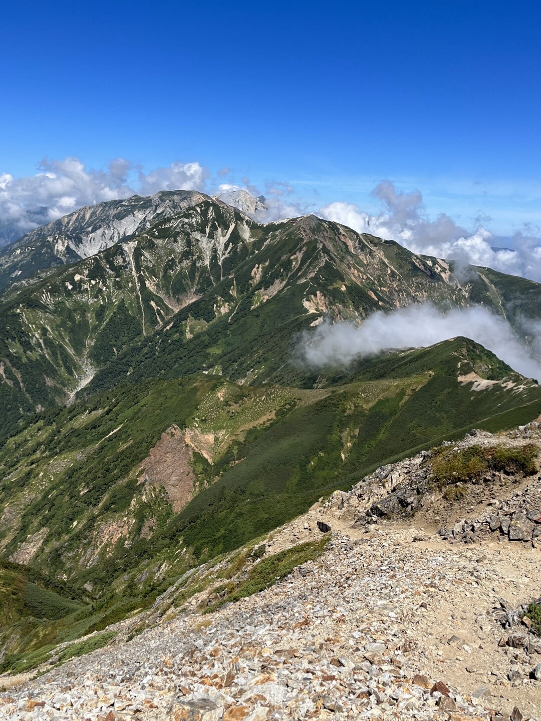 雲上の縦走 快晴の後立山 / u.mountさんの鹿島槍ヶ岳・五竜岳（五龍岳）・唐松岳の活動データ | YAMAP / ヤマップ