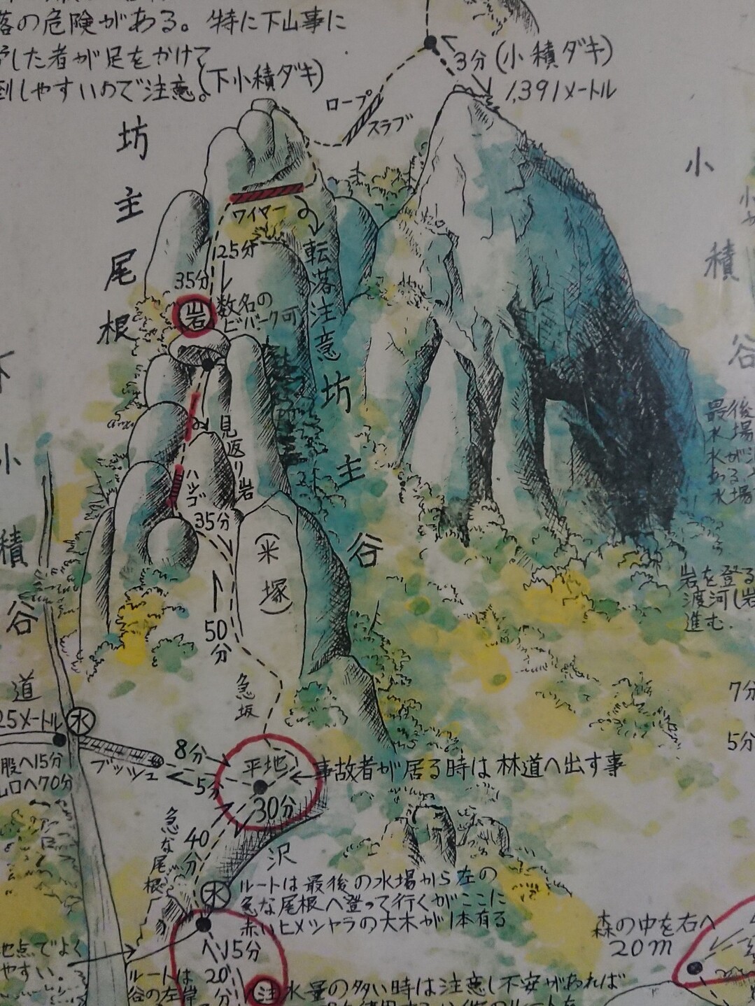 大崩の茶屋 オリジナルマップ 『大崩山』... / R1さんのモーメント | YAMAP / ヤマップ