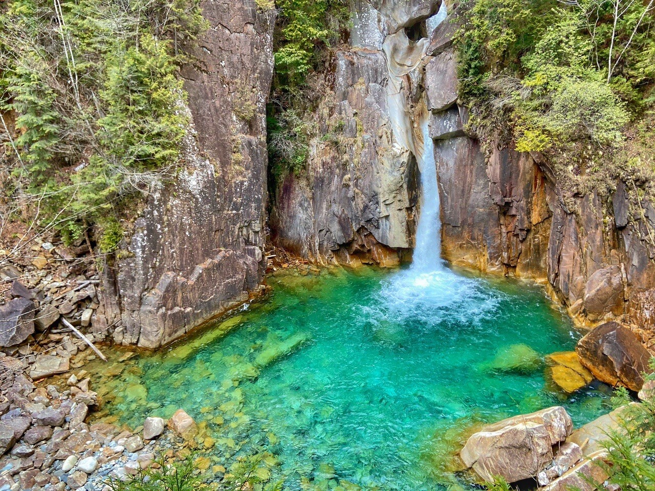 今日は柿其渓谷へ🍀 やっぱりここはキレ... / kiyo☆さんのモーメント | YAMAP / ヤマップ