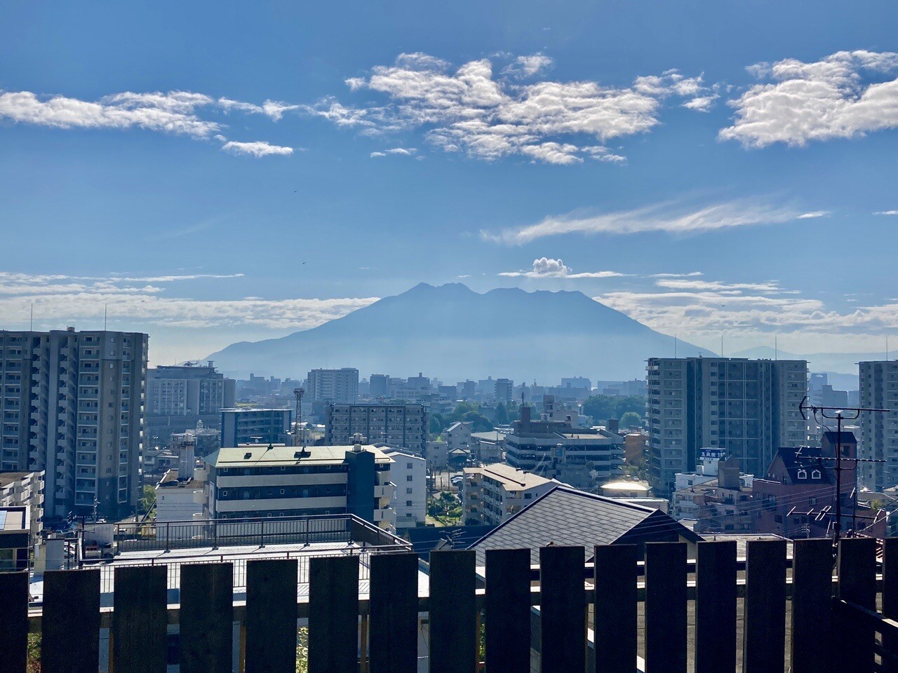 【今朝の桜島🌋】 鹿児島市唐湊にある姪 ゆんさんのモーメント Yamap ヤマップ