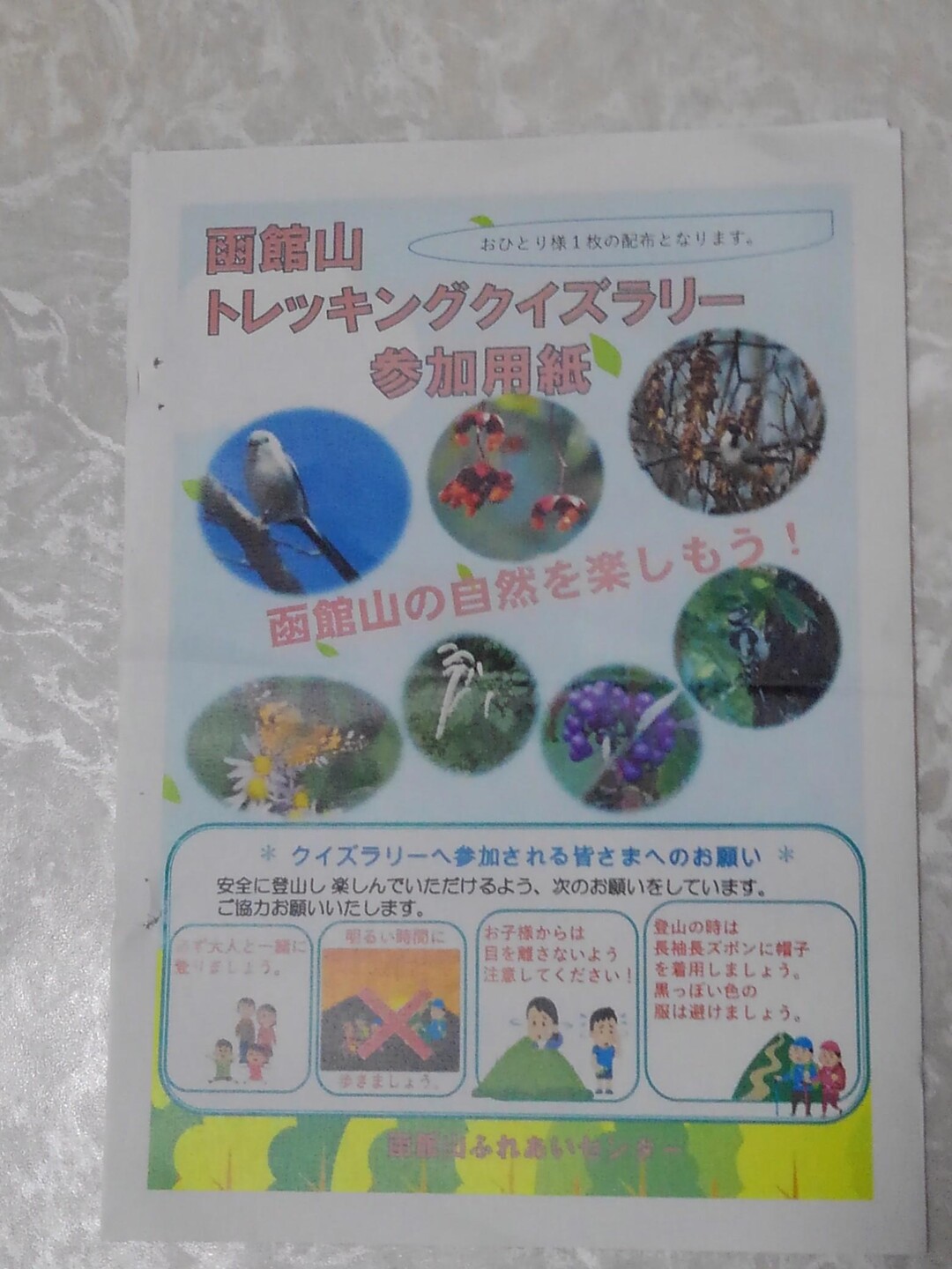 雨降る前に、函館山トレッキングクイズラリ... / KUMAさんのモーメント | YAMAP / ヤマップ