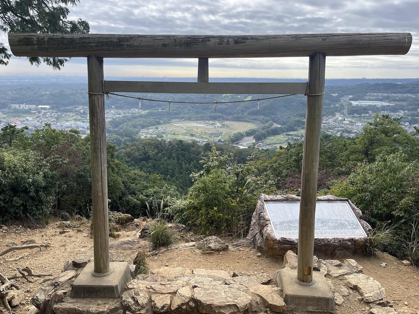 日和田山から望む巾着田 / チップさんの日和田山・物見山の活動データ | YAMAP / ヤマップ