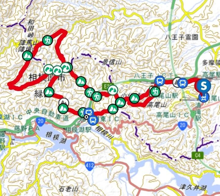 高尾トラサルディに初チャレンジ / ichiさんの高尾山・陣馬山・景信山の活動データ | YAMAP / ヤマップ