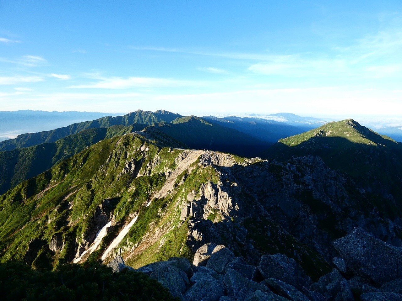 宝剣岳・島田娘・濁沢大峰・檜尾岳・大滝山・熊沢岳・東川岳 / TORUさんの木曽駒ヶ岳・空木岳・越百山の活動データ | YAMAP / ヤマップ