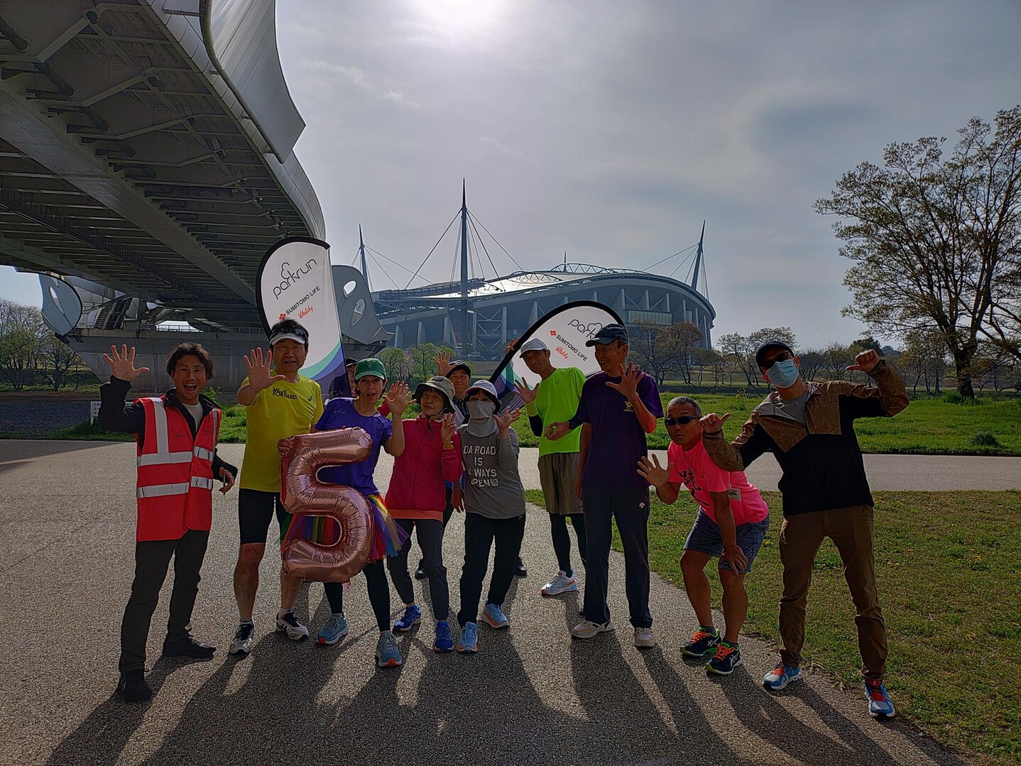 パークラン5周年記念5kmランニング🏃‍♂ / ひろさんの豊田市（中心エリア）の活動データ | YAMAP / ヤマップ