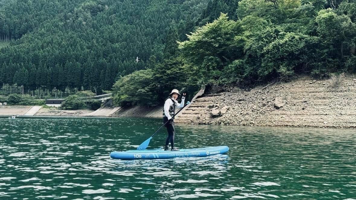 音水湖でsup🎵 実は初音水湖。海の数... / mikiさんのモーメント | YAMAP / ヤマップ
