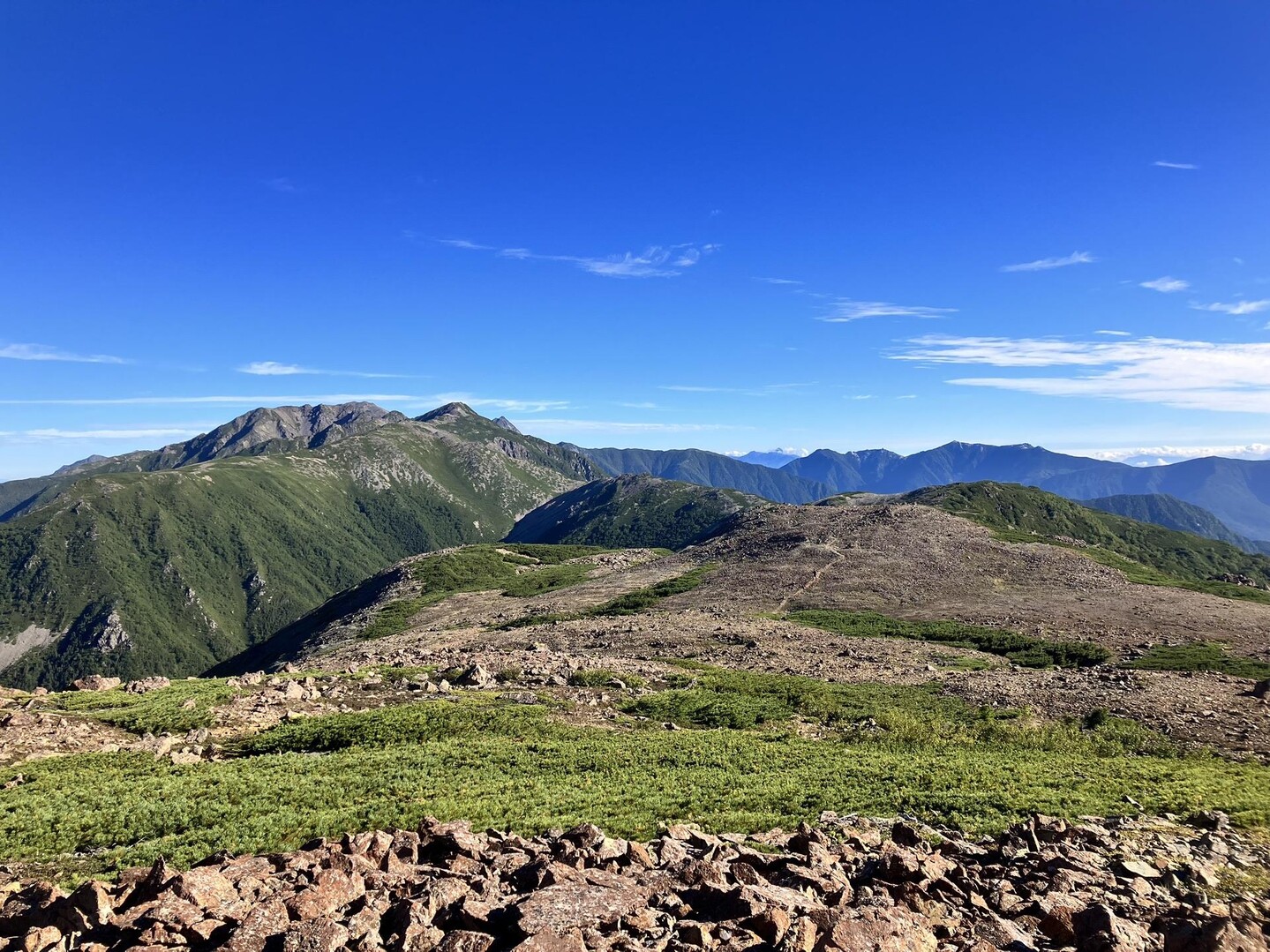 南アルプス白峰南嶺サーキット⁉️ − ⛰️百高山修行🧘 / KIYATさんの北岳・間ノ岳・農鳥岳の活動データ | YAMAP / ヤマップ