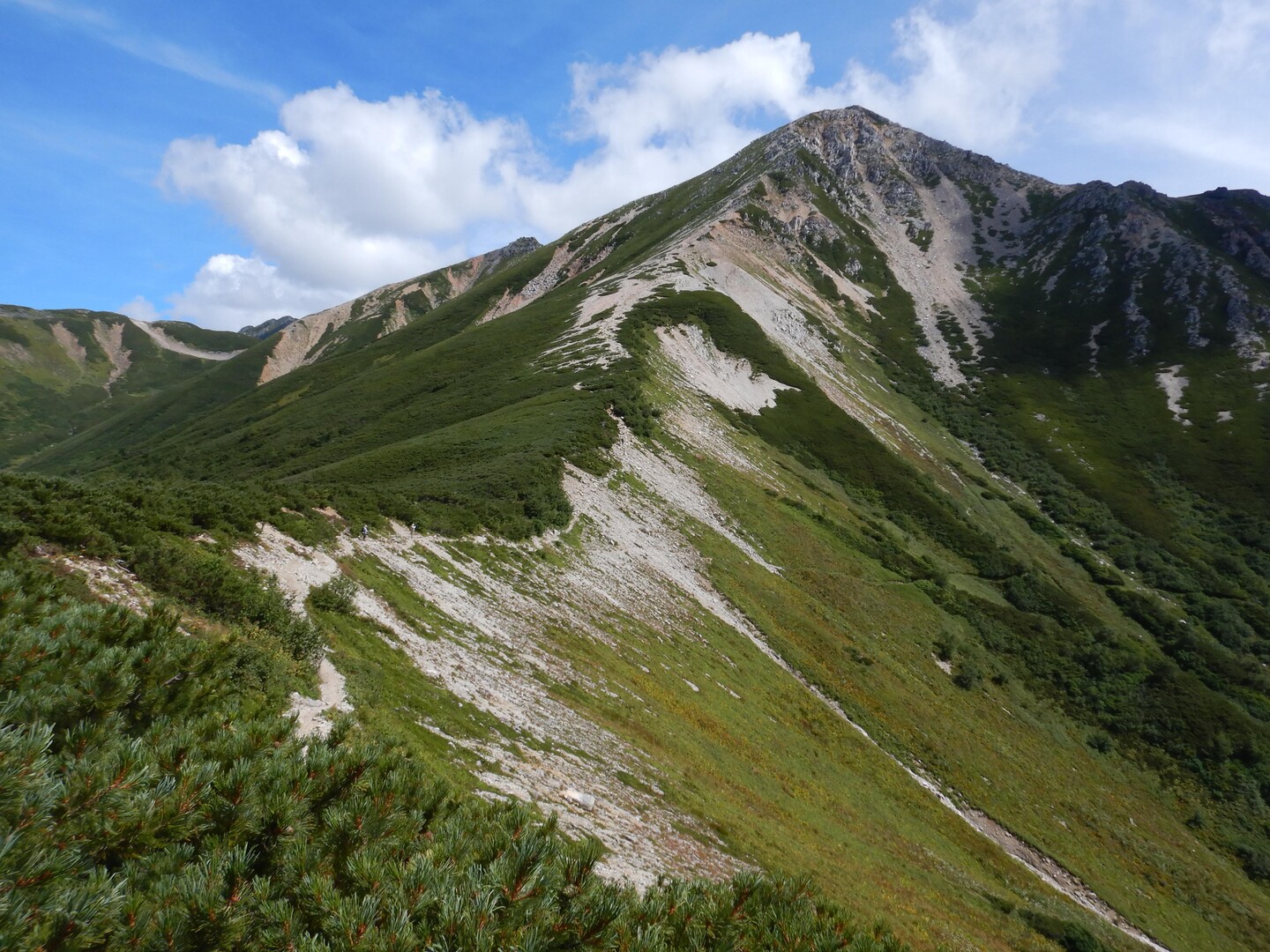 黒部五郎小舎、三俣蓮華岳、三俣山荘、鷲羽岳、（ワリモ岳）、水晶小屋 / S.nekoさんの水晶岳・薬師岳・黒部五郎岳の活動データ | YAMAP / ヤマップ