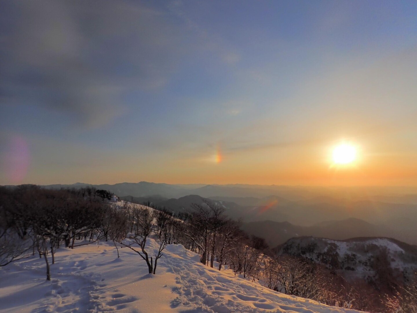那岐山でご来光-2025-01-05 / MC先輩さんの那岐山・滝山・広戸仙の活動日記 | YAMAP / ヤマップ