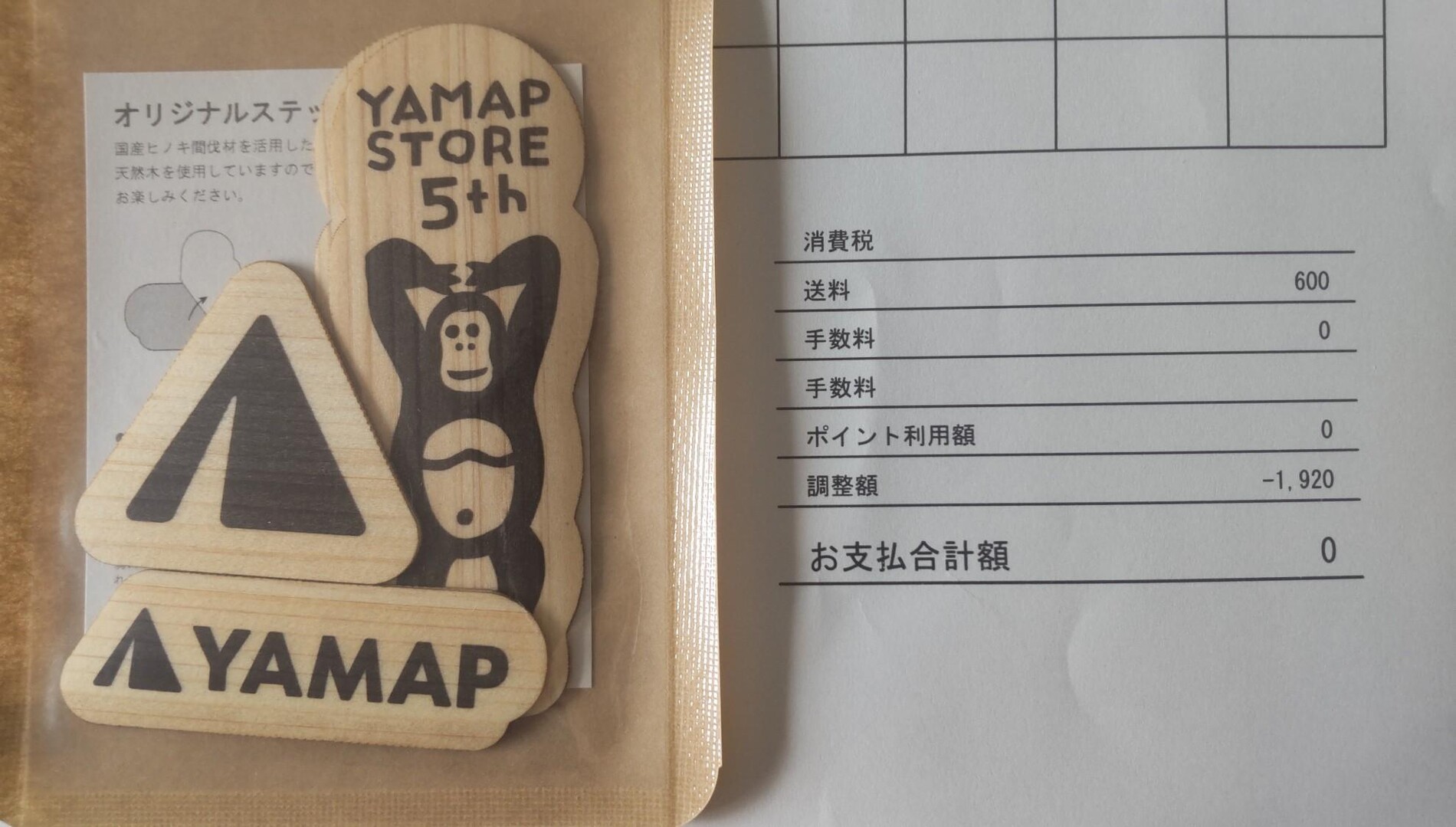 ウッドステッカー届きました！ 送料とか含... / Y.Sさんのモーメント | YAMAP / ヤマップ