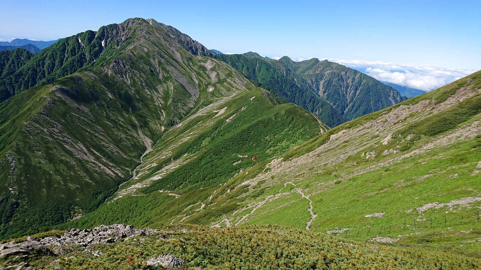 2日目赤石岳百名山97座目 登頂 / tmykさんの荒川岳・東岳（悪沢岳）・前岳・中岳・赤石岳の活動データ | YAMAP / ヤマップ