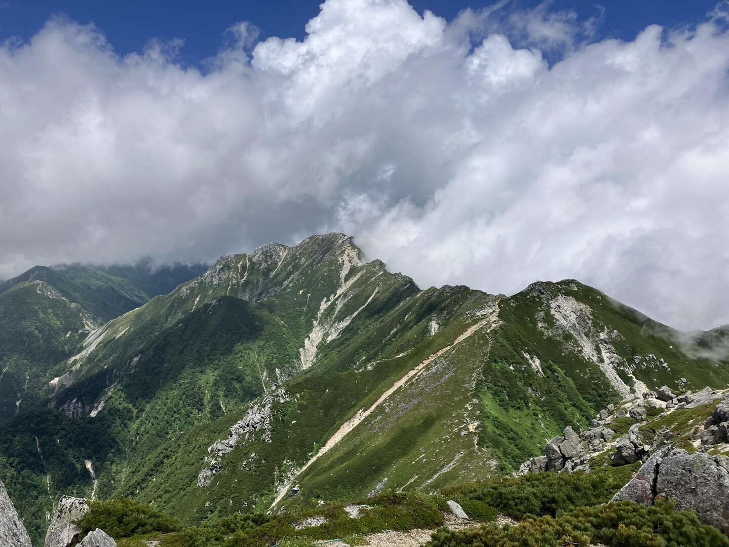 越百山・仙涯嶺・南駒ヶ岳 / nori-horiさんの木曽駒ヶ岳・空木岳・越百山の活動データ | YAMAP / ヤマップ