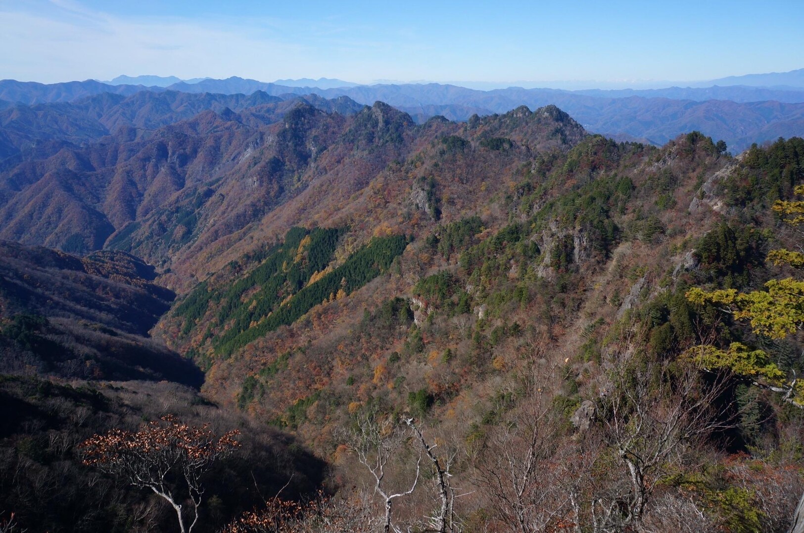 八丁尾根から両神山 / ukさんの両神山・諏訪山・二子山の活動データ | YAMAP / ヤマップ