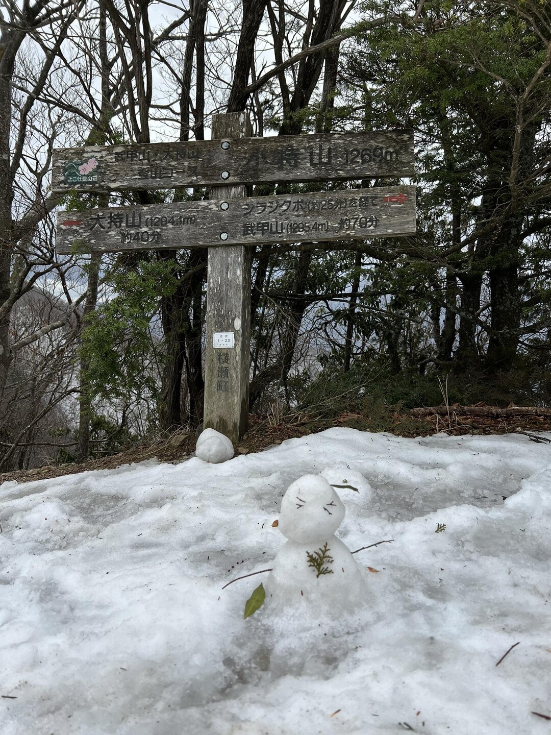 2023.2.19.武甲山・小持山・大持山 / yuumin222.さんの武甲山・伊豆ヶ岳・小持山の活動データ | YAMAP / ヤマップ