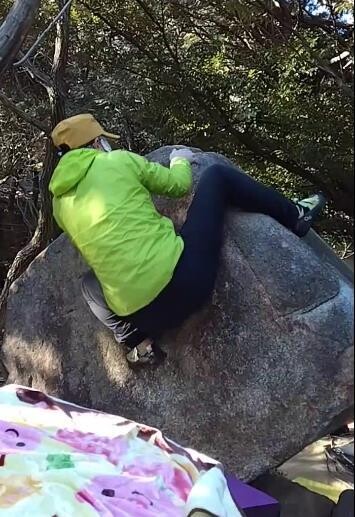 笠間ボルダー ベンチ岩 石倉岩 / NYAAさんのクライミングの活動データ | YAMAP / ヤマップ