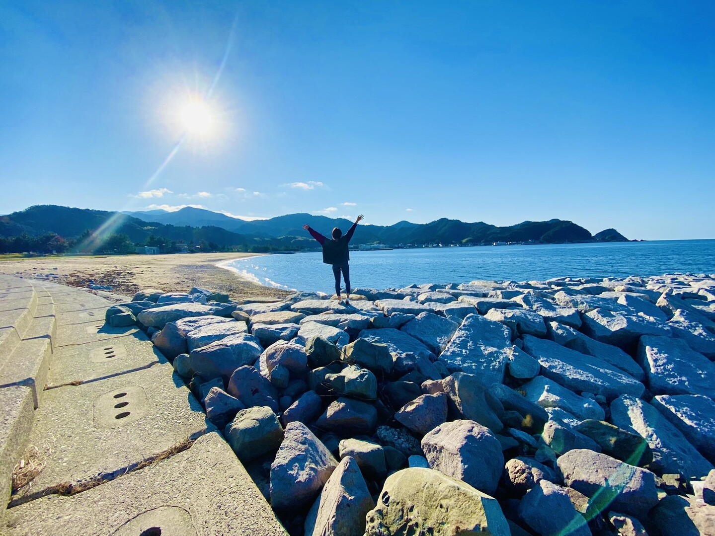 香住浜へいってきました🏝🌈 やっぱり... / yumiさんのモーメント | YAMAP / ヤマップ