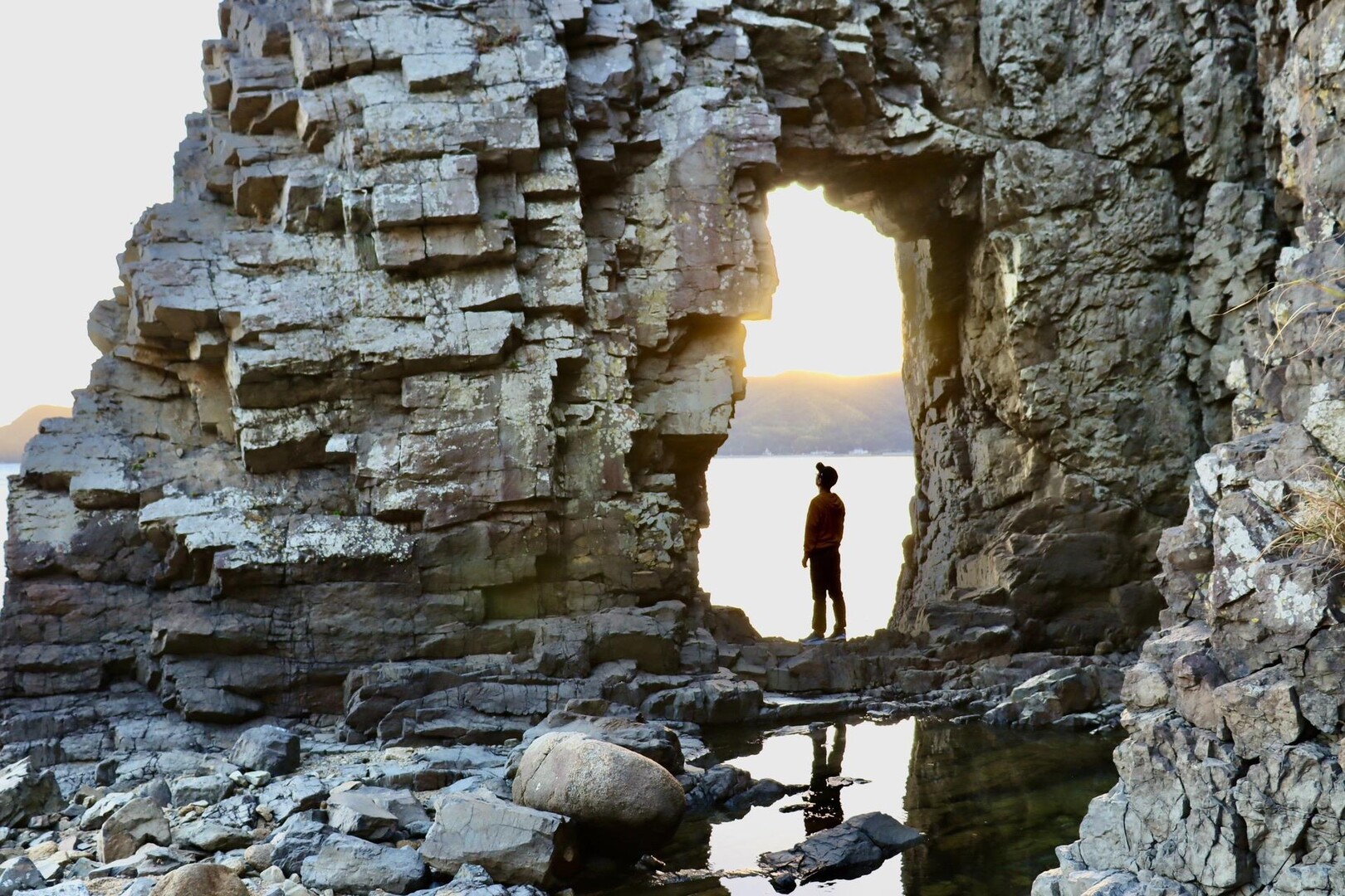 周防大島 巌門 夕焼け撮りに行った あっ... / GONKEさんのモーメント | YAMAP / ヤマップ