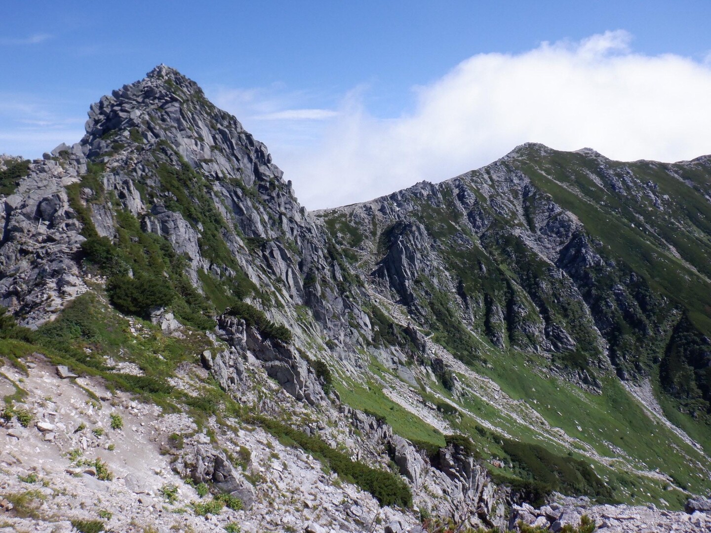 宝剣岳・島田娘・濁沢大峰・檜尾岳・小檜尾岳・赤沢ノ頭 / nobuさんの木曽駒ヶ岳・空木岳・越百山の活動データ | YAMAP / ヤマップ