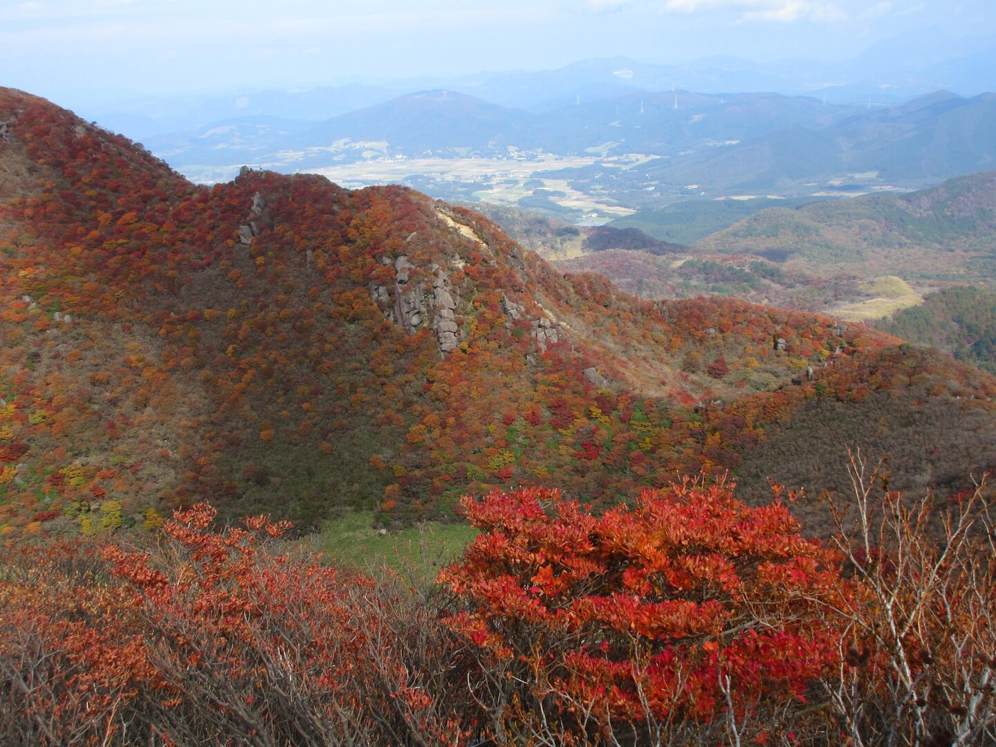 紅葉の三俣山 / sayoさんの九重山（久住山）・大船山・星生山の活動データ | YAMAP / ヤマップ
