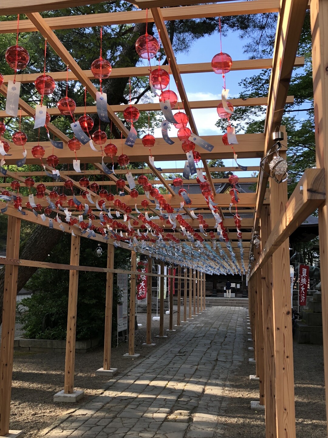 近所の⛩に夏詣の風鈴が飾られました。 こ... / サザンさんのモーメント | YAMAP / ヤマップ