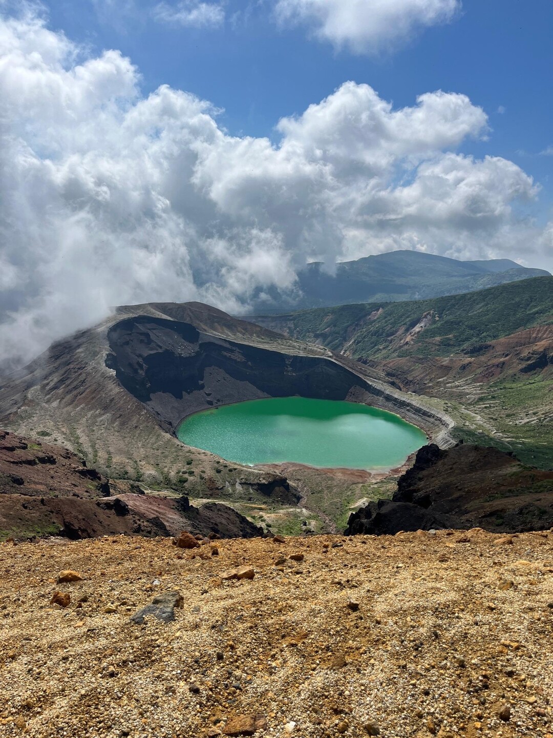 日本百名山。蔵王山(熊野岳) （夏の東北遠征、DAY3。LAST DAY。804〜806） / なおさんの蔵王山・雁戸山・不忘山の活動データ | YAMAP / ヤマップ