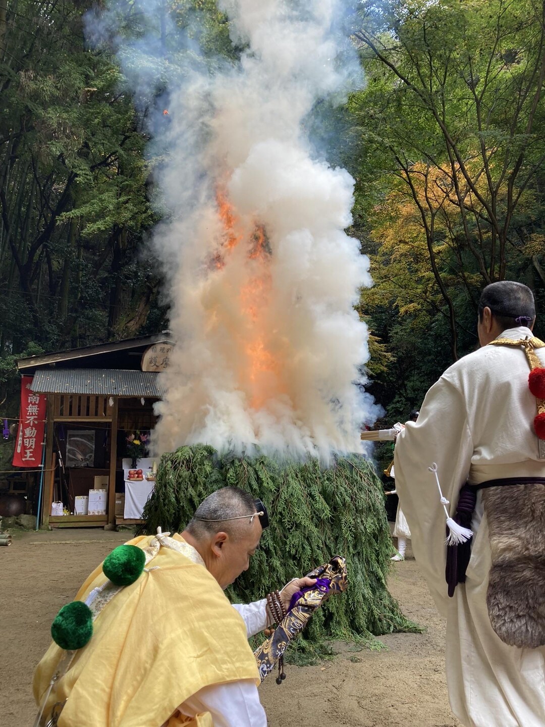 権現の滝、秋の大祭-2022-11-20 / shoさんの生駒山・神津嶽・大原山の活動日記 | YAMAP / ヤマップ