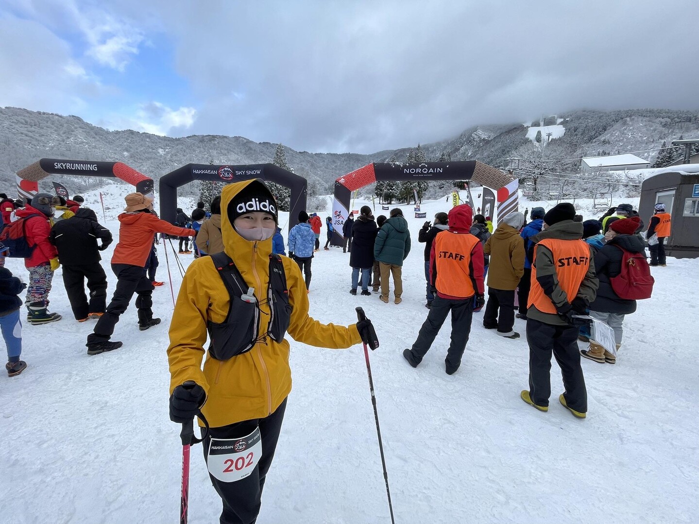 第1回八海山スカイスノー エキスパート4km/+800m / Ayaka☪︎⋆｡˚ さんの越後駒ヶ岳・八海山・荒沢岳の活動データ | YAMAP / ヤマップ