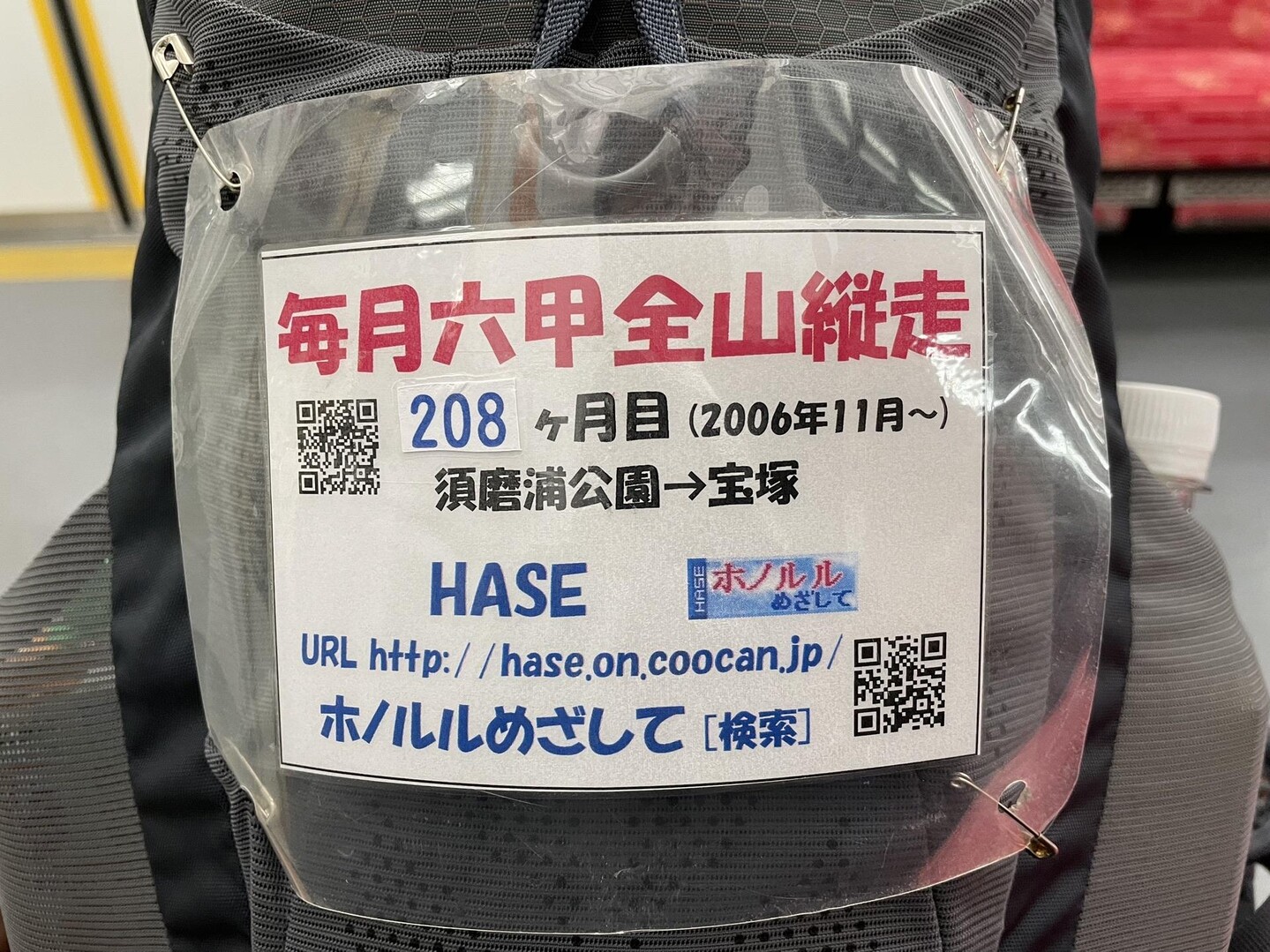 毎月六甲全山縦走208ヶ月目 / HASEさんの六甲山・長峰山・摩耶山の活動データ | YAMAP / ヤマップ