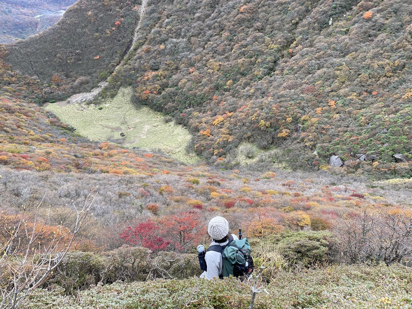 駆け込み紅葉鑑賞🍁三俣山 / __sa__raさんの九重山（久住山）・大船山・星生山の活動データ | YAMAP / ヤマップ