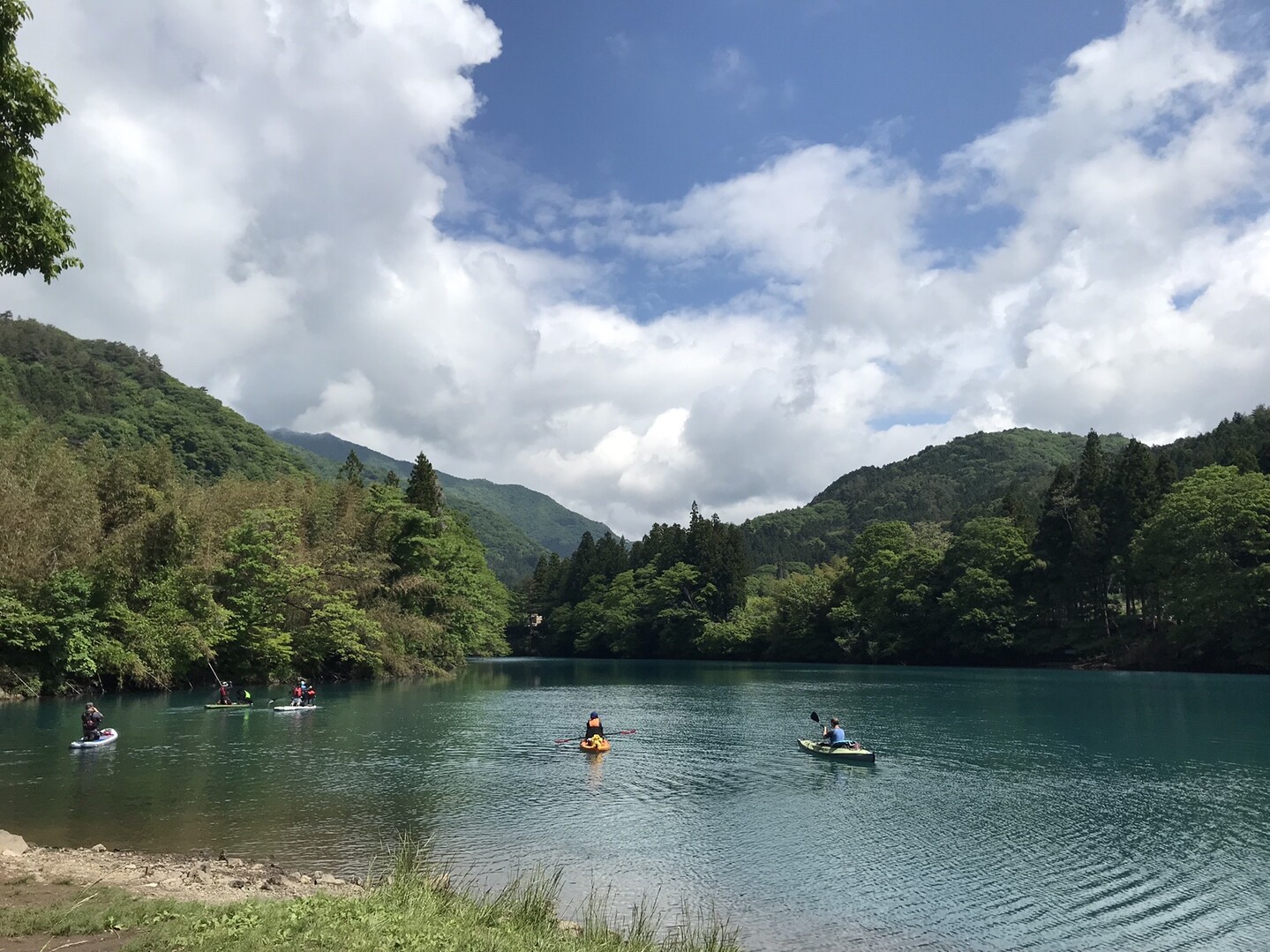 四万湖カヤック&sup 天気も良く、... / ゆうさんのモーメント | YAMAP / ヤマップ