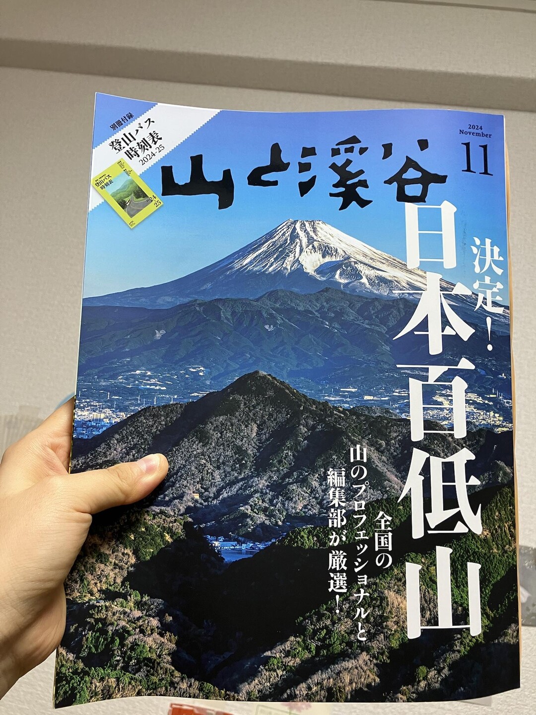 今月の山と渓谷は、日本百低山！特集です！... / maoさんのモーメント | YAMAP / ヤマップ