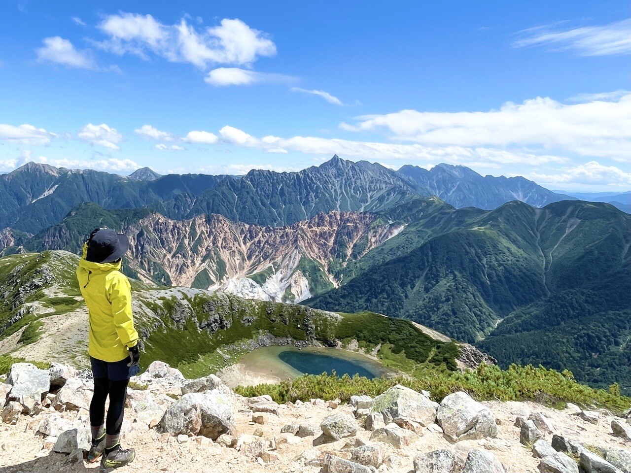 折立→ 薬師岳→雲ノ平→高天原→水晶岳→黒部五郎岳→折立 / u.igaさんの水晶岳・薬師岳・黒部五郎岳の活動データ | YAMAP / ヤマップ